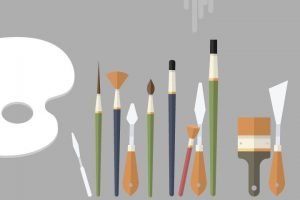 Alat Lukis: Jenis, Komponen & Fungsi (Kuas, Roller, Pisau, dll) - serupa.id